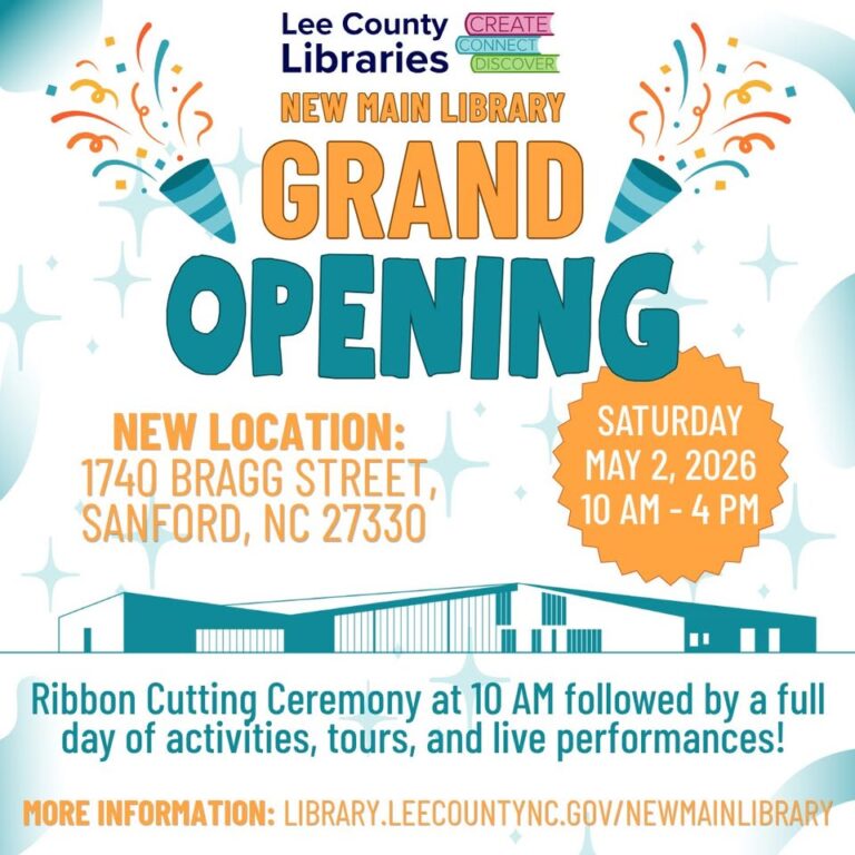 New Main Library Grand Opening – Visit Sanford NC